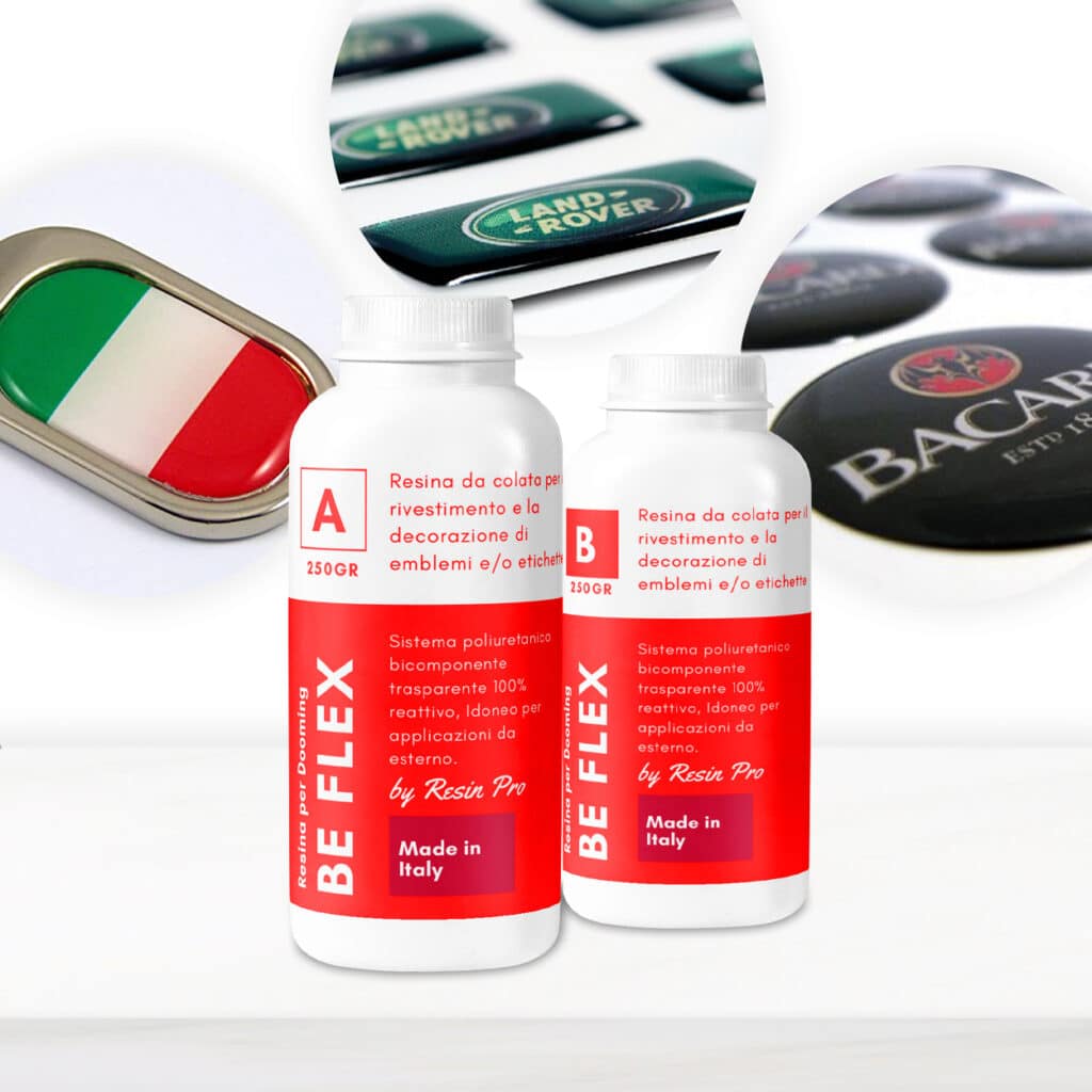 BE FLEX - Résine transparente pour Doming - Anti-rayures et facile à ...