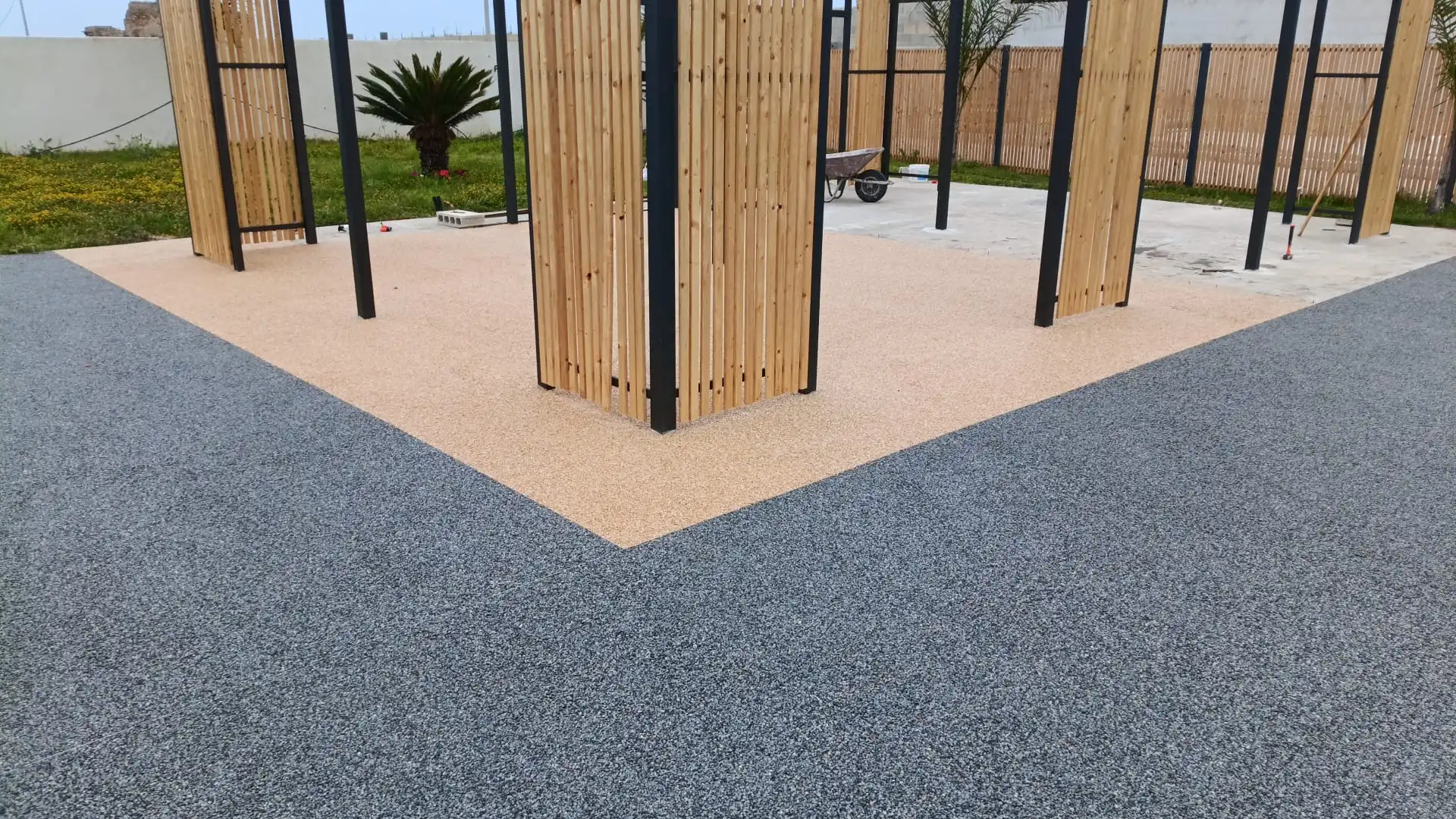 STONEDRAIN - KIT COMPLET POUR SOL DRAINANT EN GRAVIERS ET RÉSINE